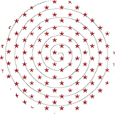 Spiral Ornaments, a Simple Paper Craft - from Family Christmas Online (tm)